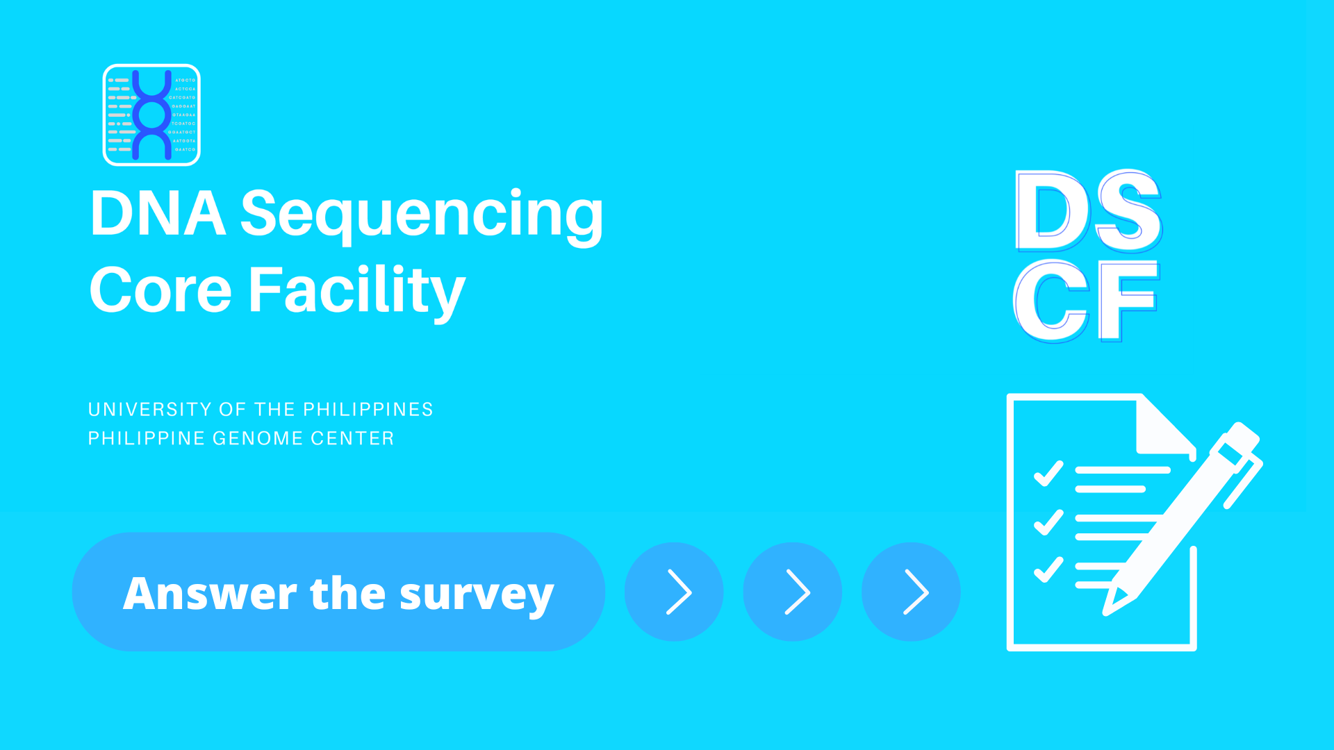 DNA Sequencing Core Facility Pre-Training Survey – Philippine Genome Center