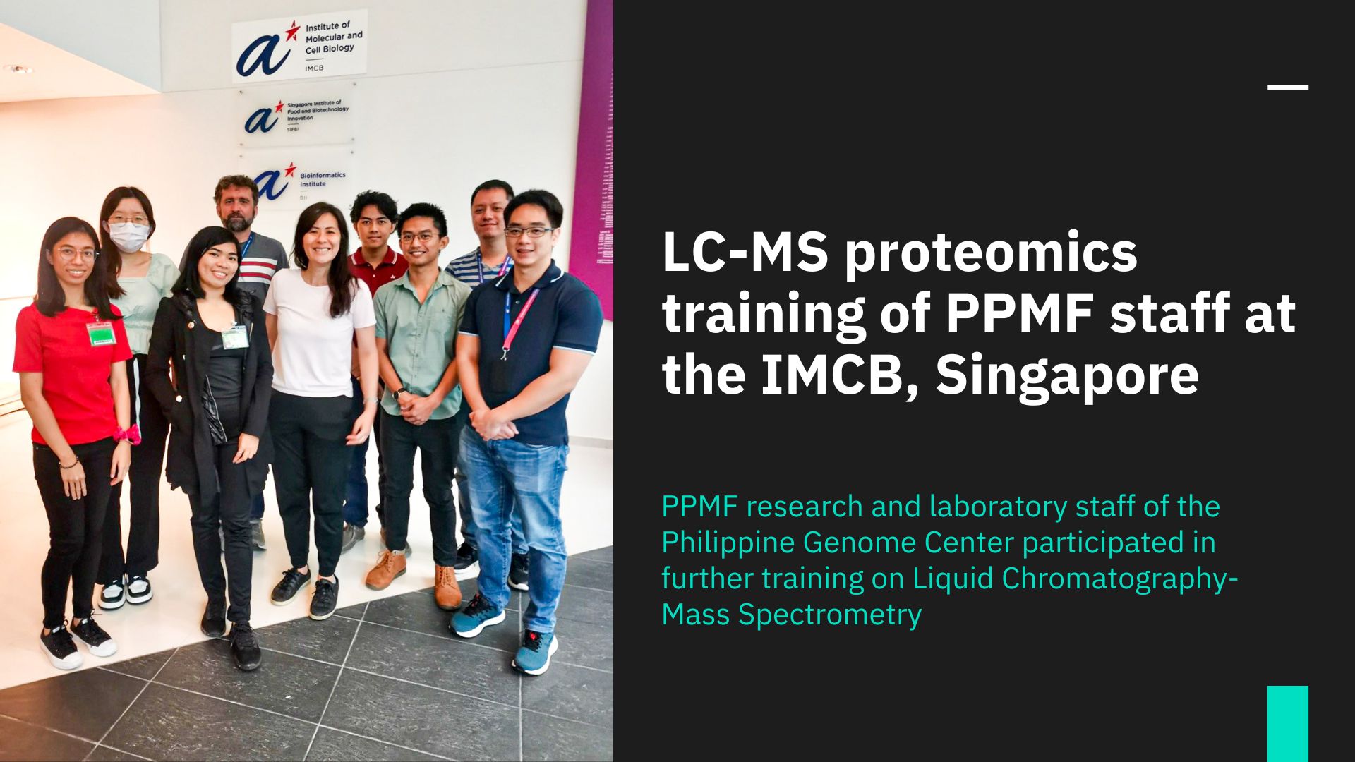 PPMF staff receive further LC-MS proteomics training at the Institute ...