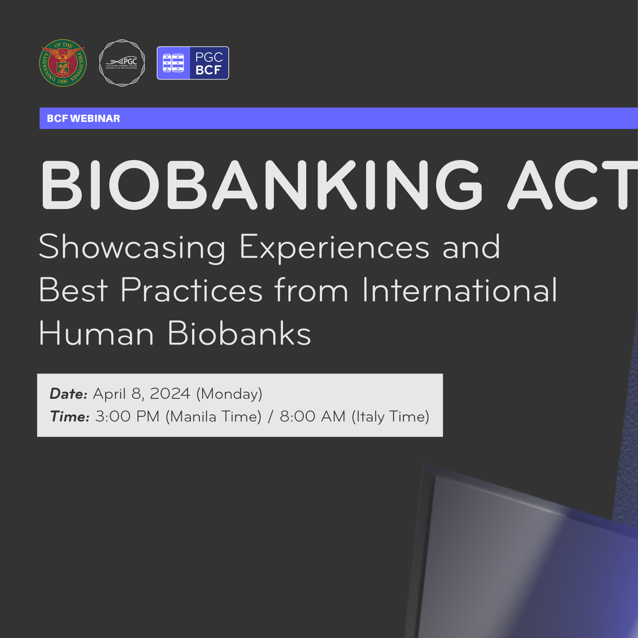 Register for the Biobanking webinar: Showcasing Experiences and Best ...
