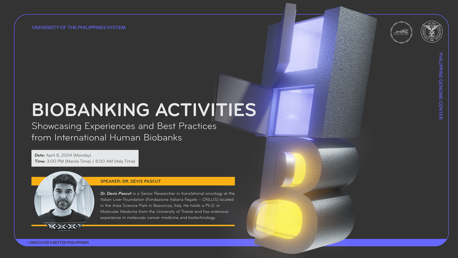 Register for the Biobanking webinar: Showcasing Experiences and Best Practices from ...