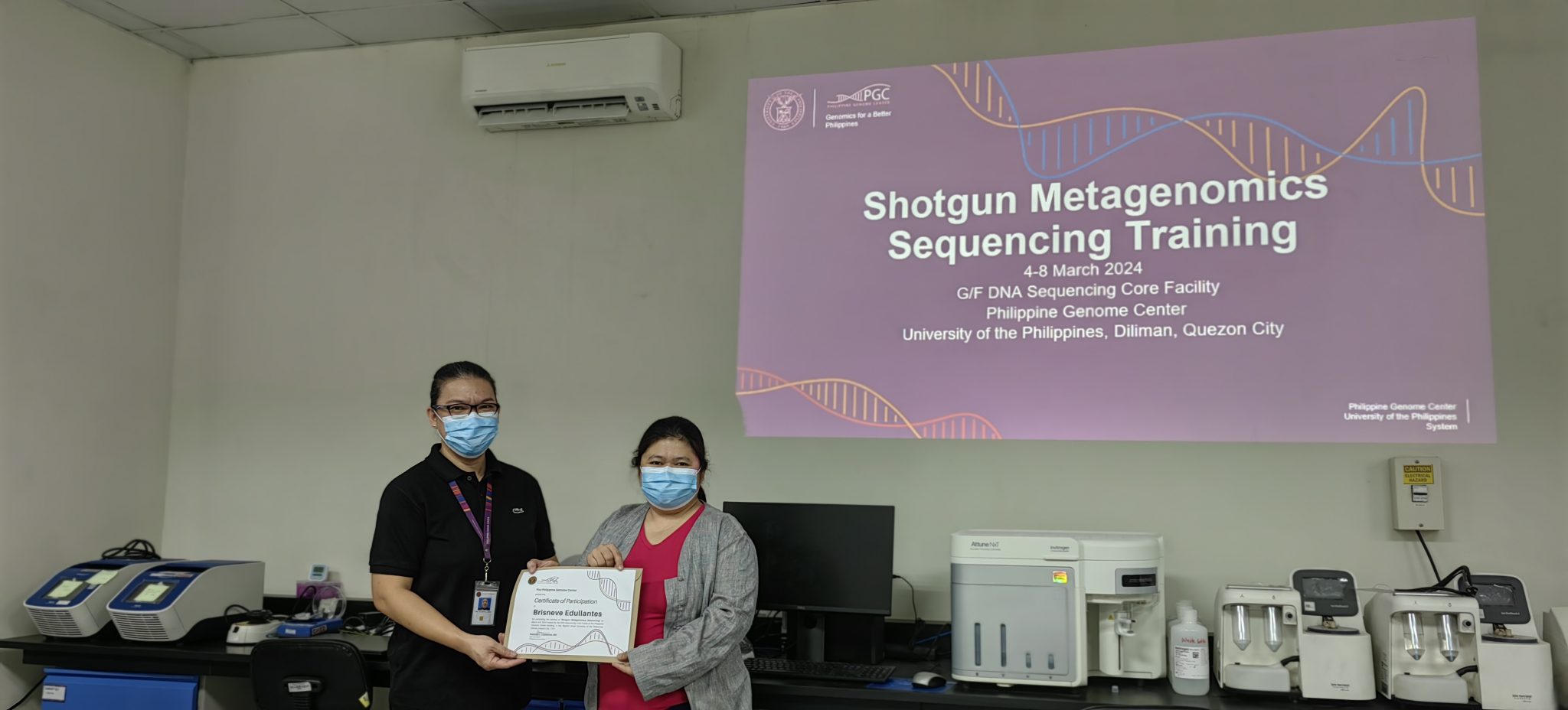 DSCF trains UP Cebu researchers in Shotgun Metagenomics Sequencing – Philippine Genome Center