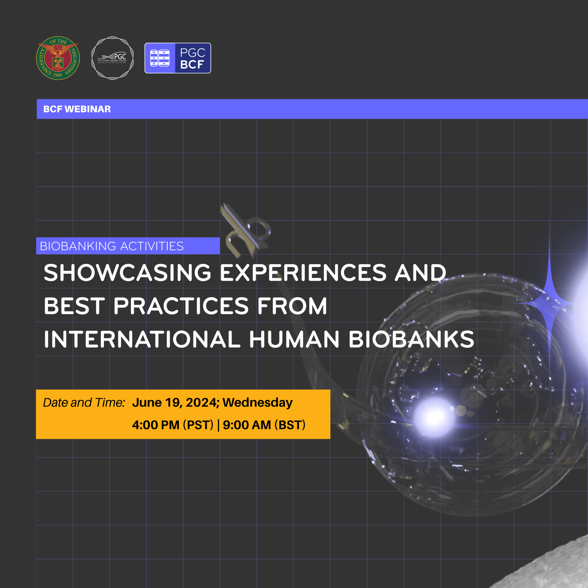 Webinar: International trends and standards in biobanking – Philippine Genome Center